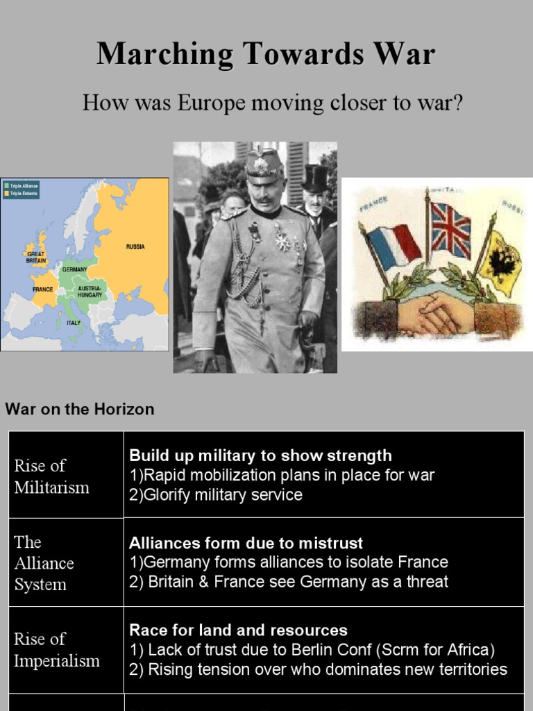 29 1 Marching Toward War | PDF | Austria Hungary | Allies Of World War I