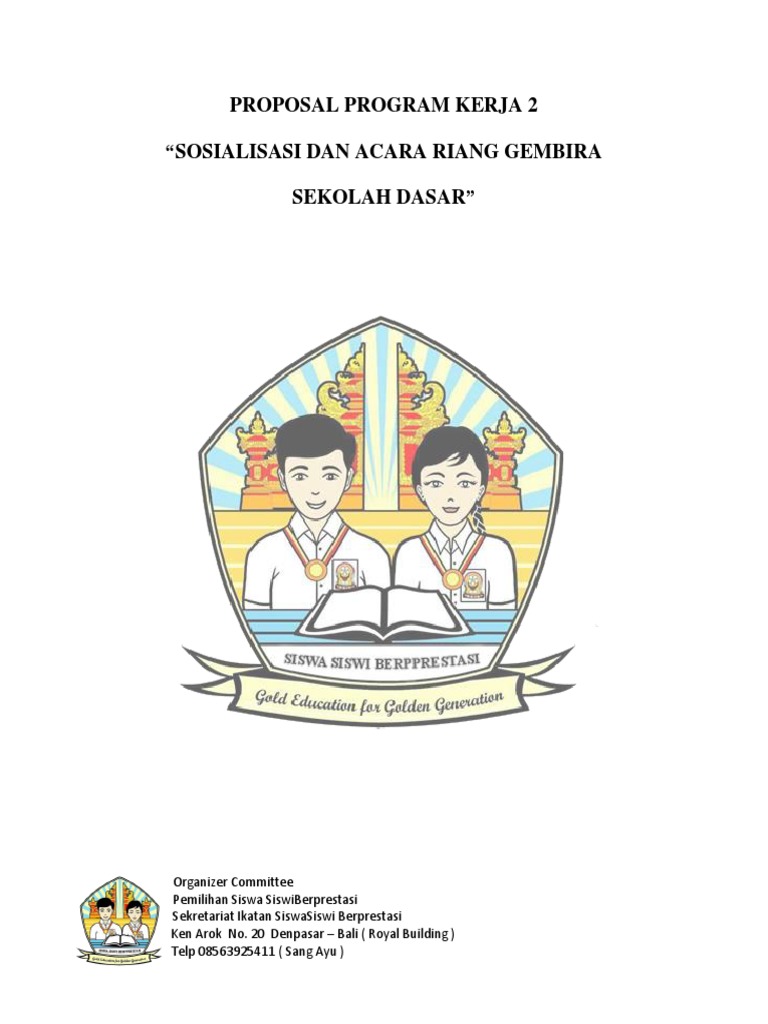 Proposal Program Kerja 2 Sisber 2021 | PDF