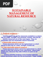 Conservation of Natural Resources | PDF | Conservation Biology | Resource