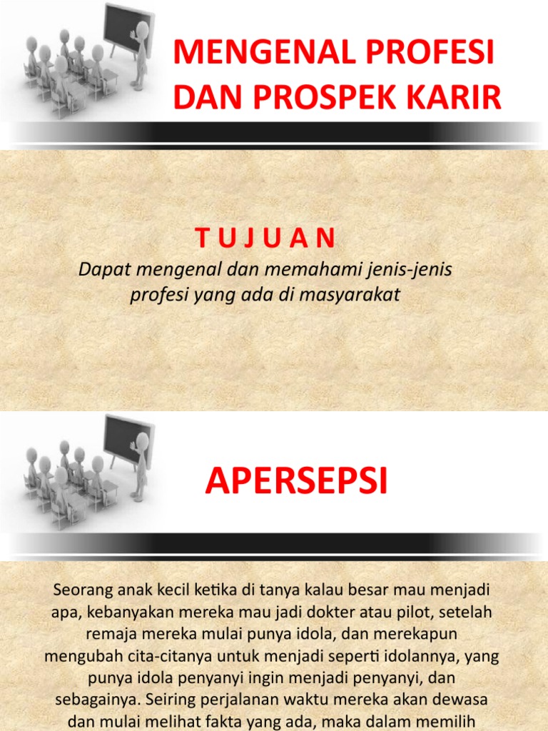 Mengenal Profesi Dan Prospek Karir | PDF