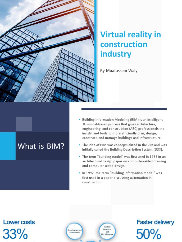 Virtual Reality in Construction Industry | PDF | Augmented Reality ...