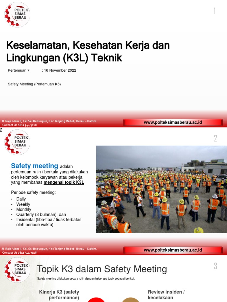 2022 - 07 - Safety Meeting | PDF