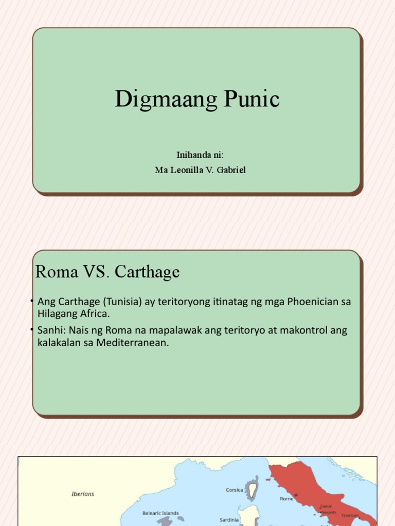 Digmaang Punic | PDF