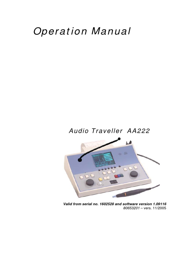 Manual de Servicio Usuario AA222 | PDF | Ear | Headphones