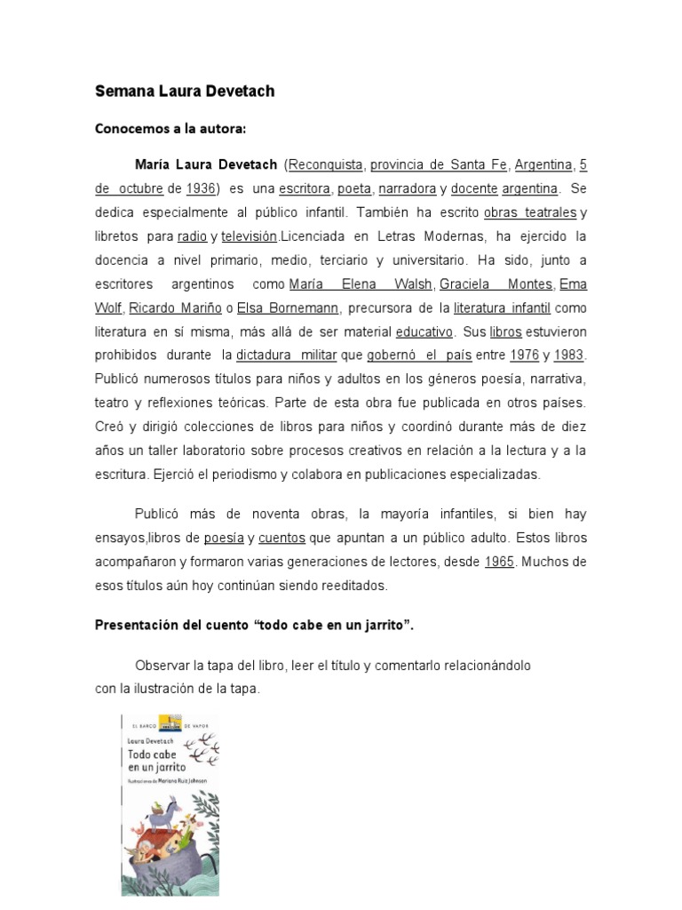 Laura Devetach | PDF