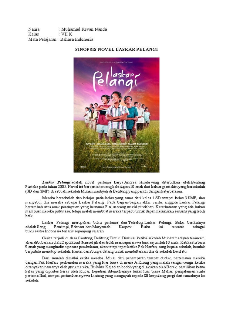 Laskar Pelangi | PDF