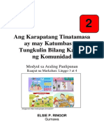 Q4 AP2 Serbisyong Kasapi NG Komunidad | PDF