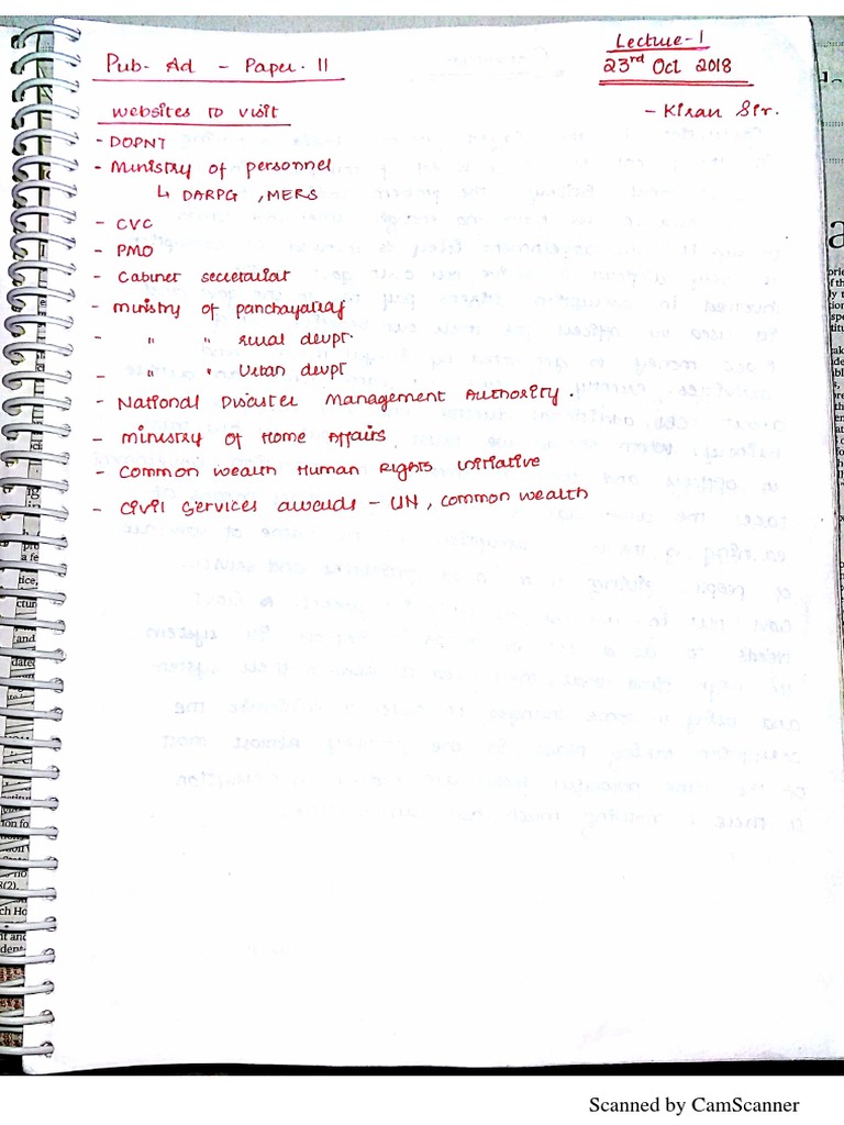 Vajiram and Ravi PubAd Paper Notes (@UPSC - PDF) | PDF