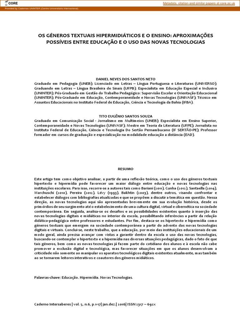 Hipertexto e Hipermidia 2 | PDF | Tecnologia da Informação e ... Hipertexto e Hipermidia 2 | PDF | Tecnologia da Informação e ...