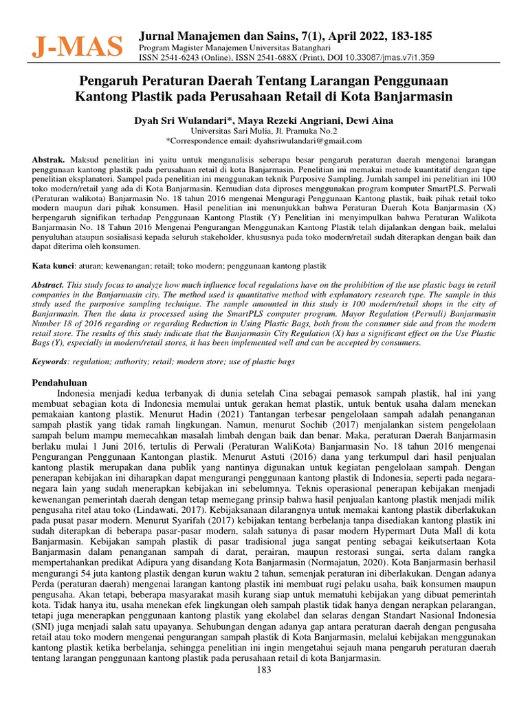 359 1255 1 PB | PDF | Bisnis | Pengembangan Diri