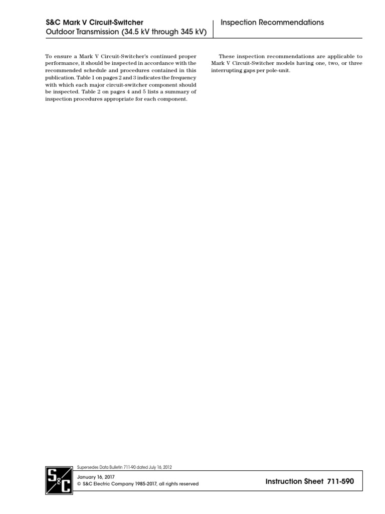 Instruction Sheet 711-590 | PDF | Switch | Inductor