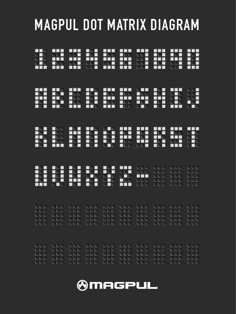 Magpul Dot Matrix | PDF Magpul Dot Matrix | PDF