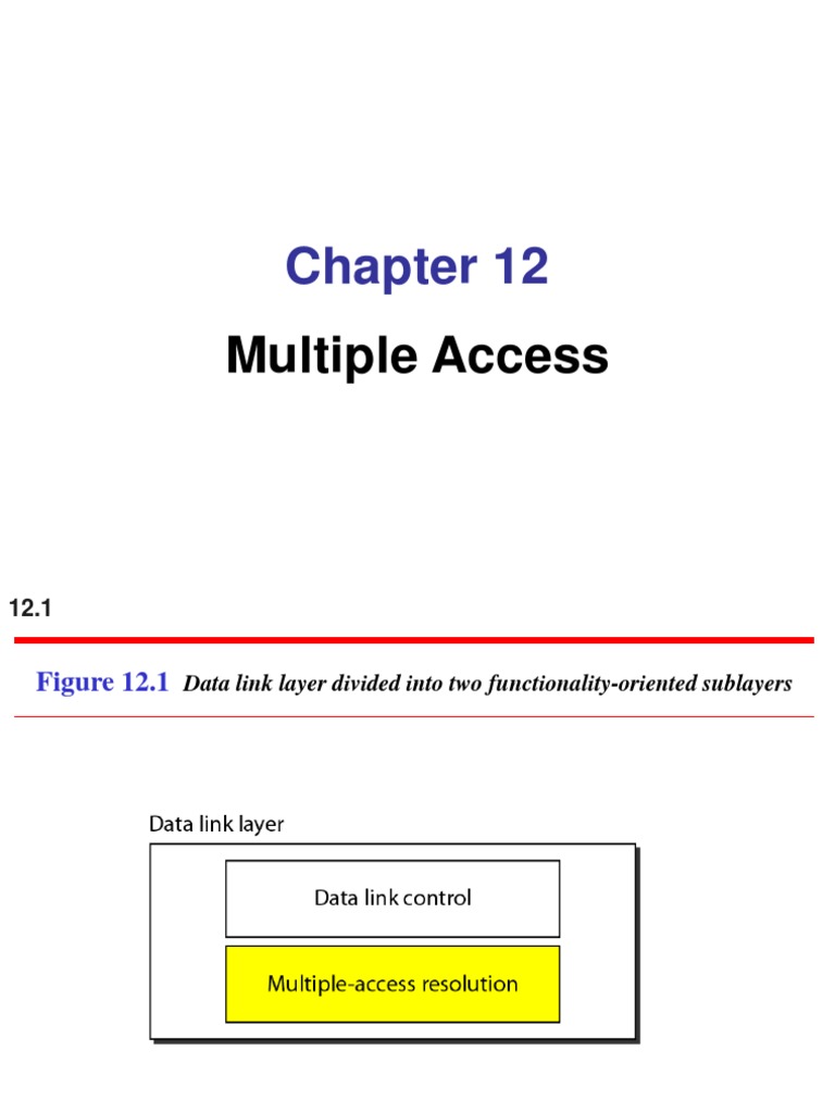 Overview of Multiple Access Protocols | PDF | Channel Access Method ...