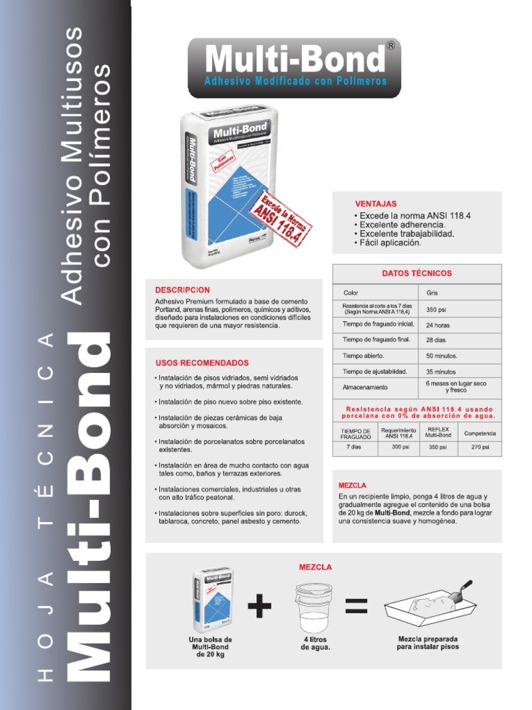 Multibond | PDF