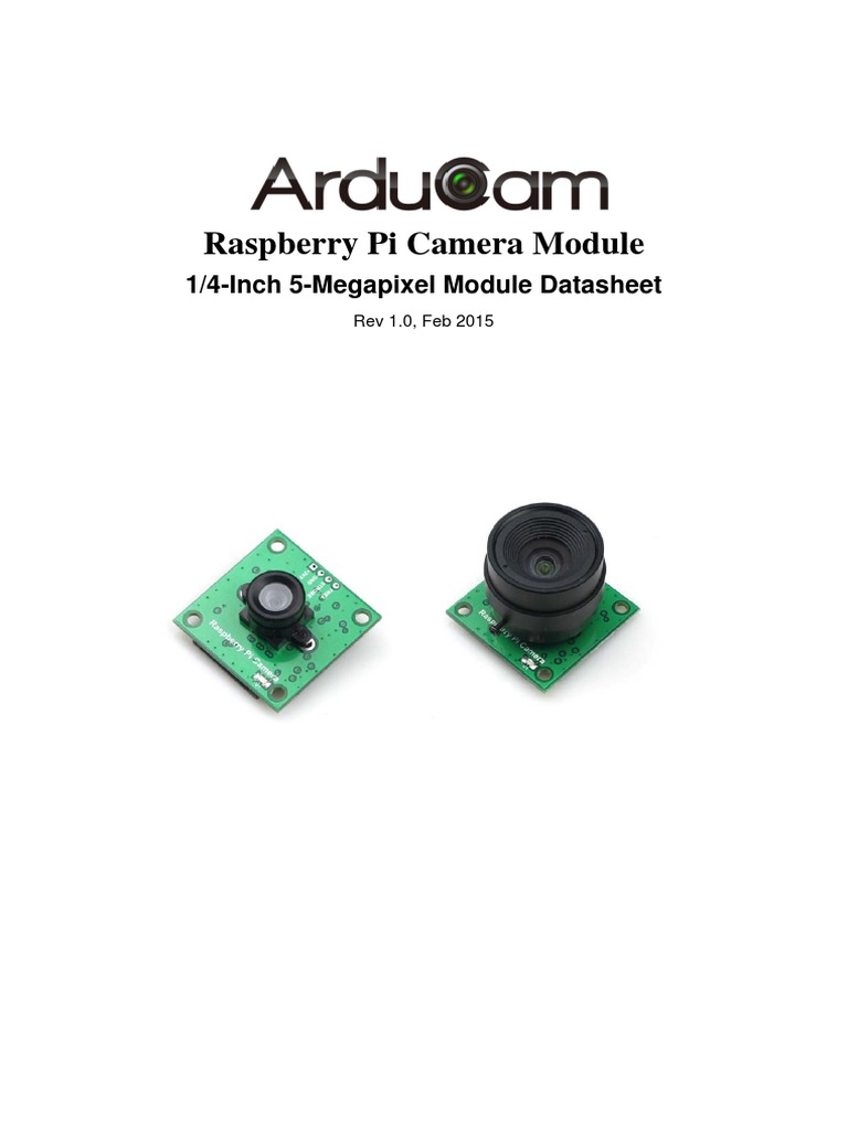 RaspberryPi Camera Module DS V3.0 | PDF | Camera | Raspberry Pi