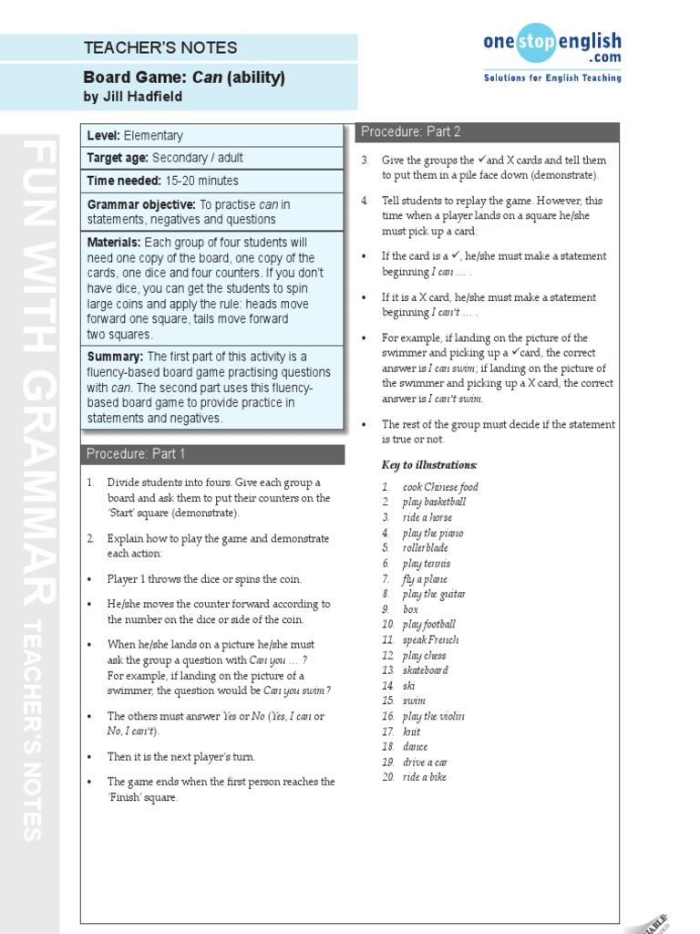 Can Board Game | PDF | Cognition | Leisure