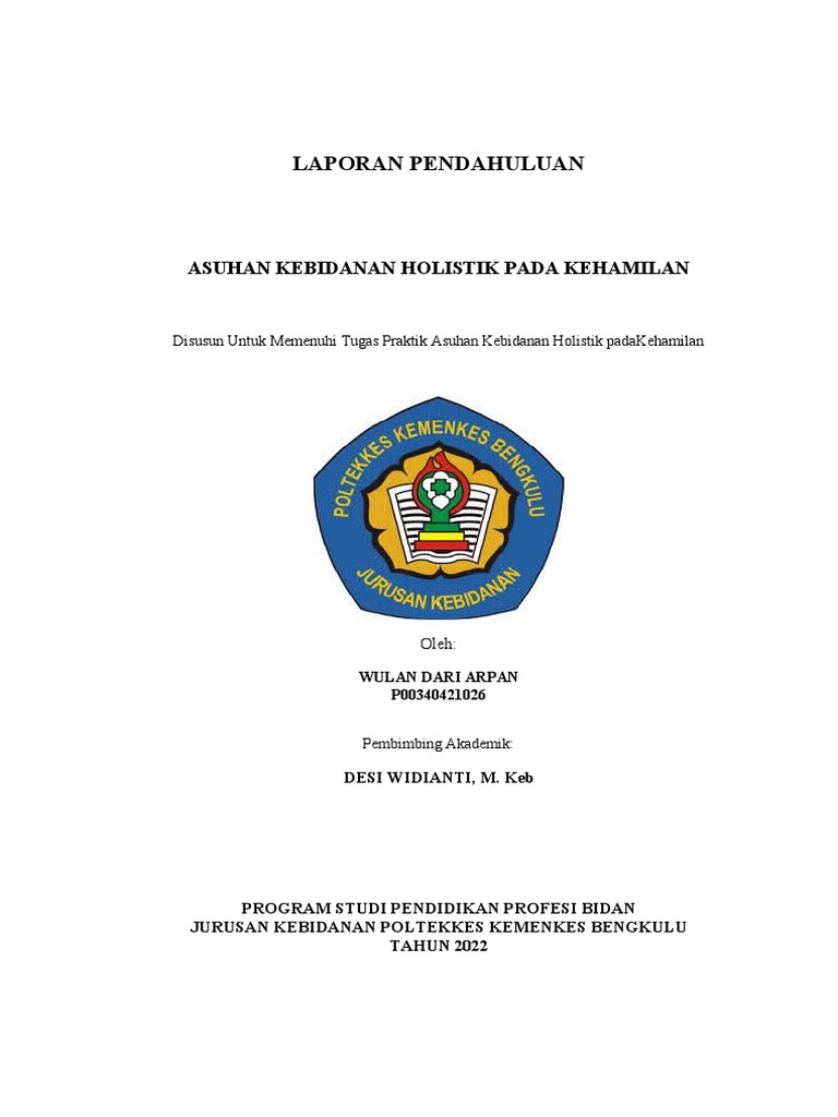 Laporan Pendahuluan Kehamilan Stase 1 | PDF
