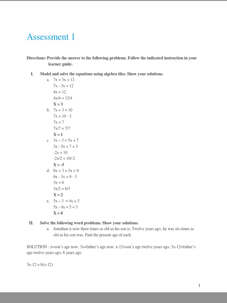 Assessment 1 - Mathematics in The Modern World - 2021 | PDF | Gallon ...