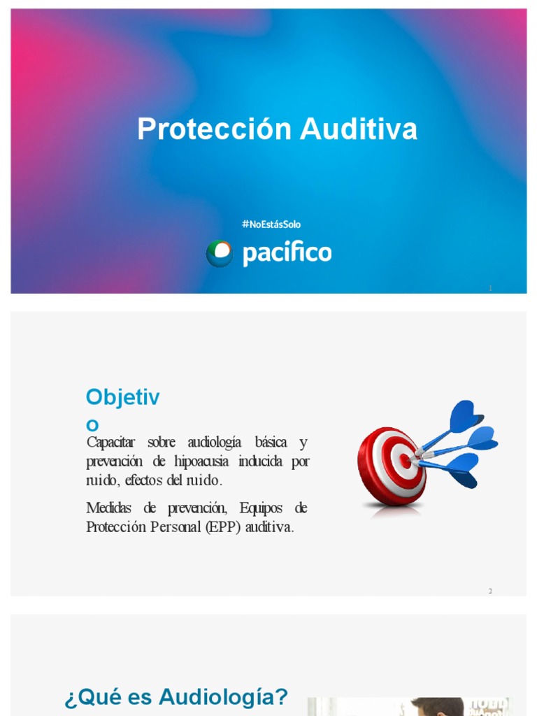 Protección Auditiva | PDF | Audiología | Escuchando