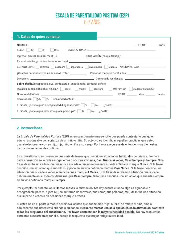 E2P 6-7 Años | PDF