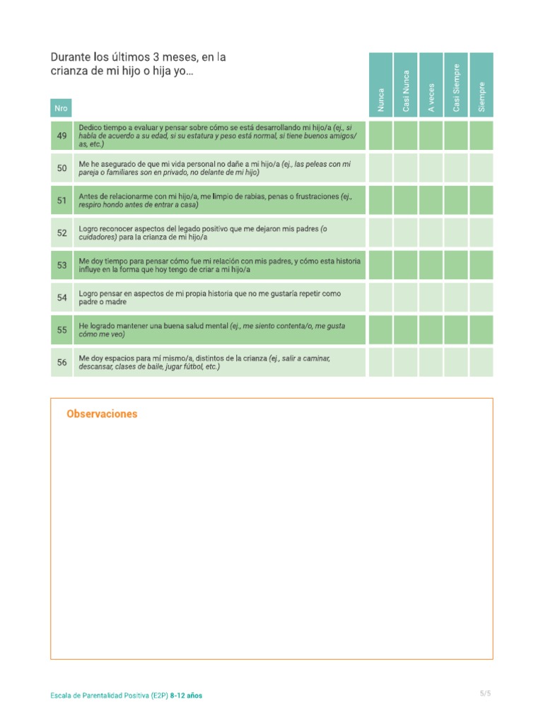 E2P 13 A 17 Años | PDF