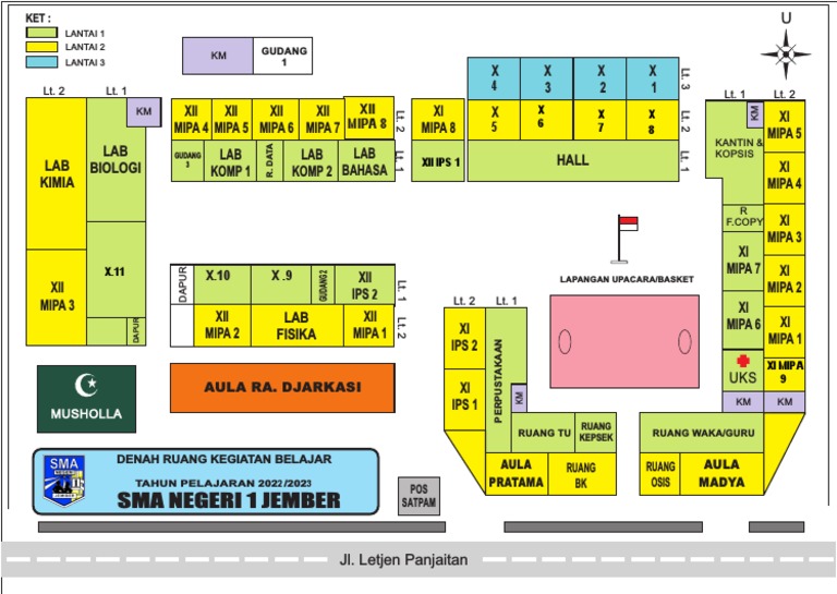 Denah Ruang 2022 - Judul - Rev3 | PDF