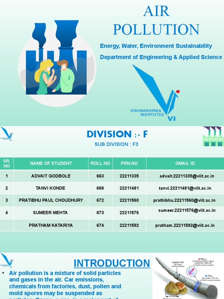 EWES | PDF | Air Pollution | Particulates