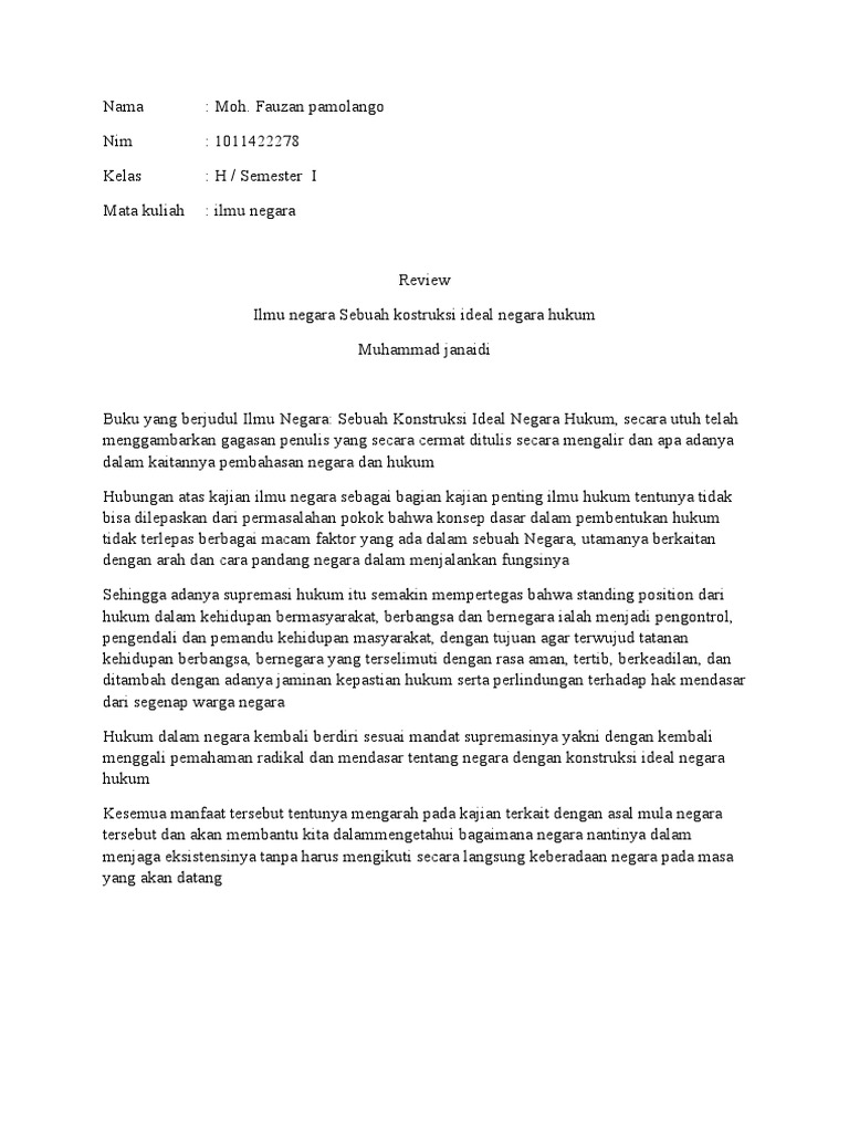 Ilmu Negara | PDF | Politik | Ilmu Sosial