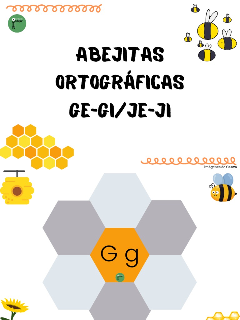 Ortografía GE-GI/JE-JI para Niños | PDF