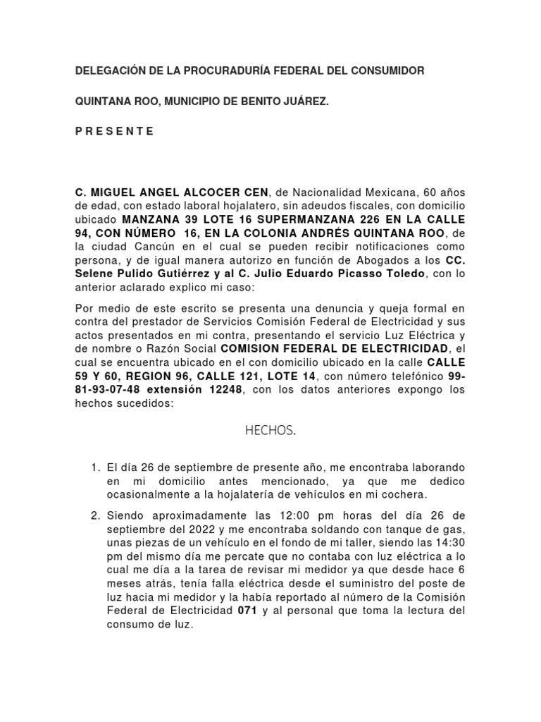 Queja Profeco | PDF