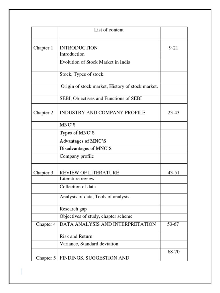 Stock Market Project Vaibhav | PDF | Stocks | Stock Market