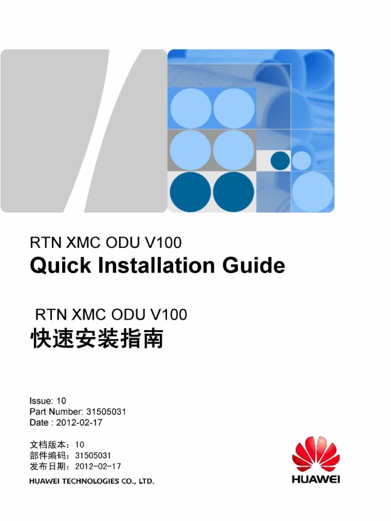 RTN XMC ODU Installation Guide | PDF