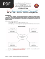 14 Learner-Centered: Psychological Principles | PDF | Metacognition | Motivation