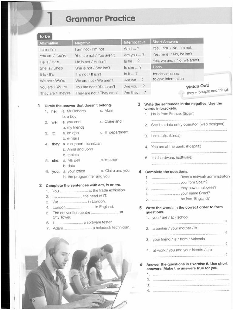 Grammar Tema 1-3 | PDF