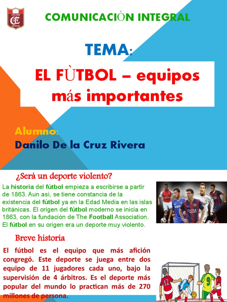 Texto Expositivo EL FÙTBOL | PDF