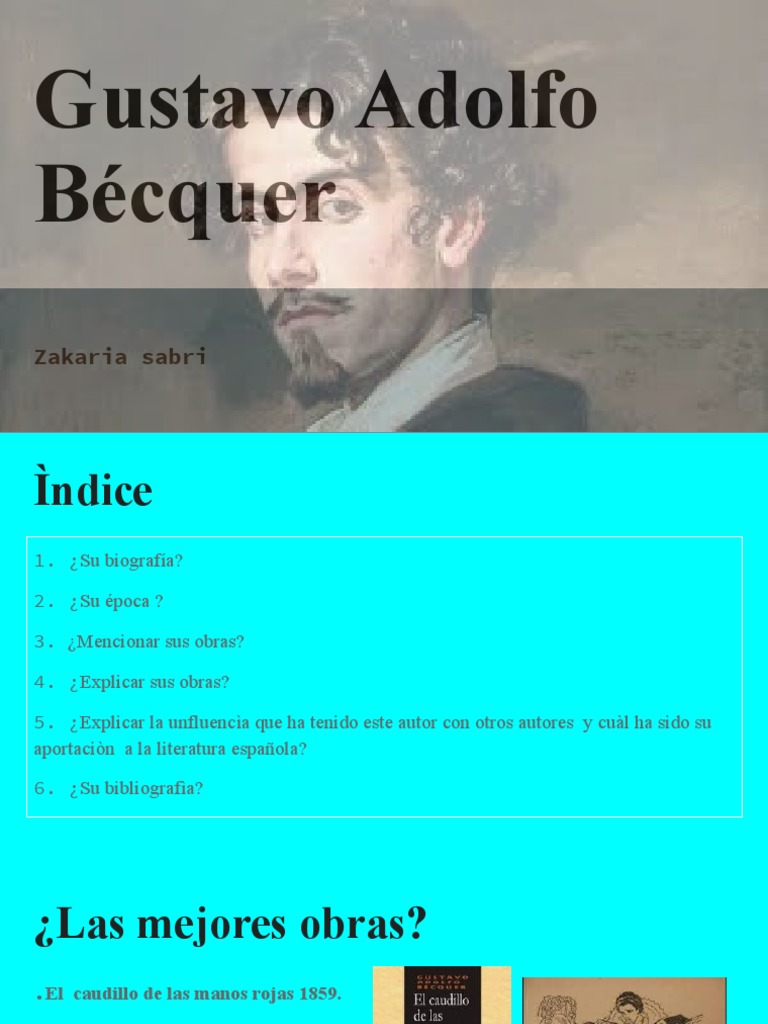 Copia de Gustavo Adolfo Bécquer | PDF