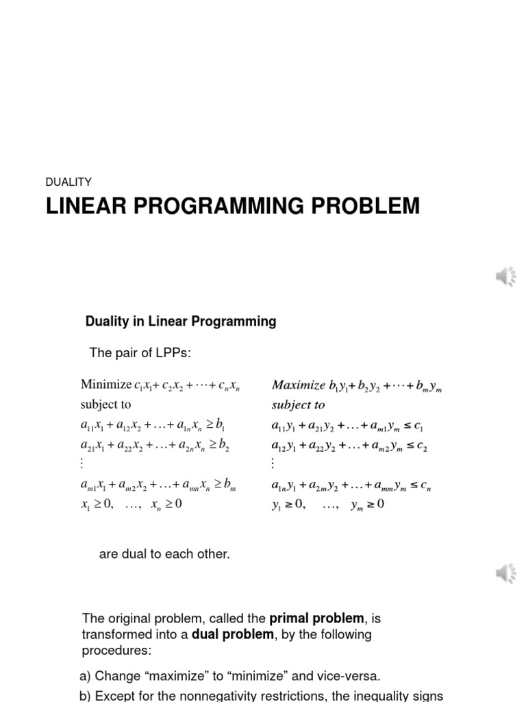 Linear Programming I - Part 3 | PDF | Linear Programming | Functional ... Linear Programming I - Part 3 | PDF | Linear Programming | Functional ...