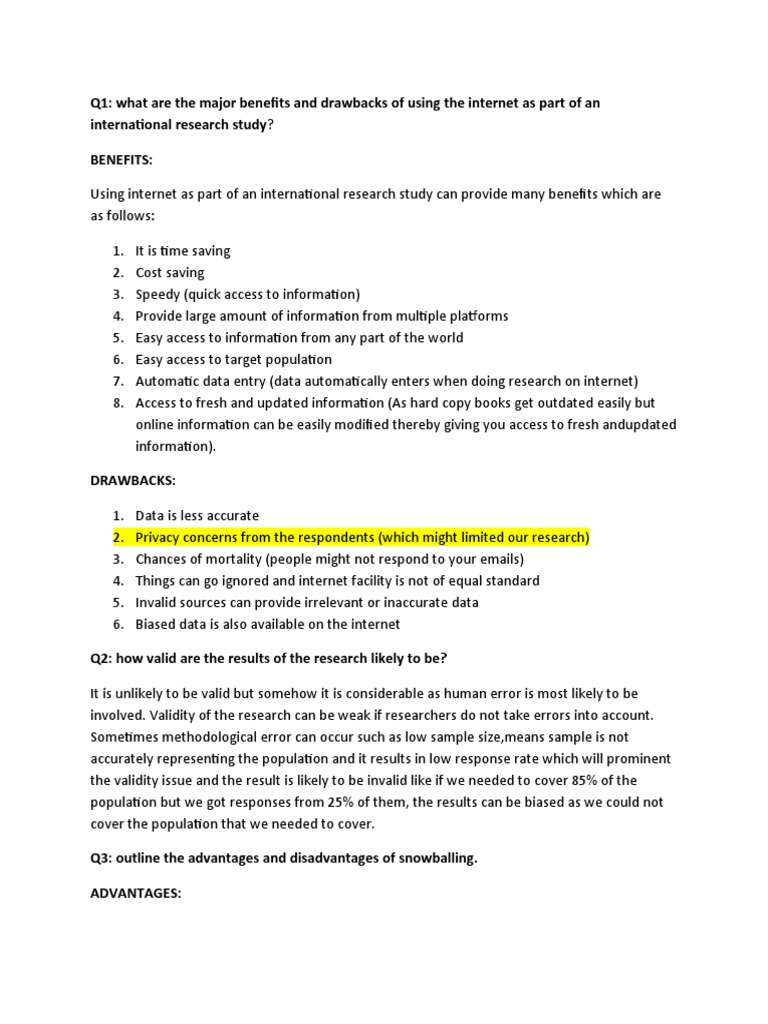 BRM Case Study 7b | PDF | Sampling (Statistics) | Internet