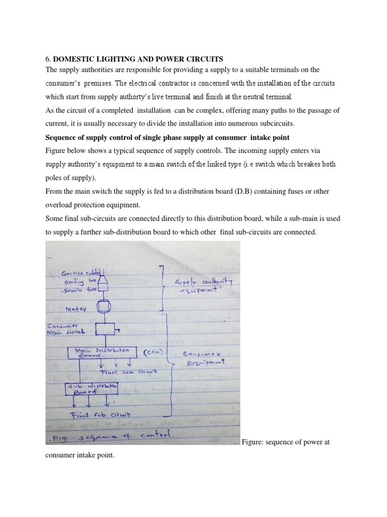 Domestic Lighting Circuit Design Guide | PDF | Switch | Electrical ...