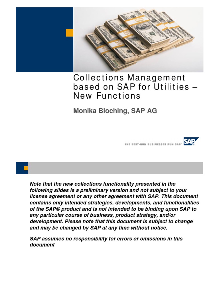 Collections - New Functions in SAP ISU | Download Free PDF | Ibm Db2 | Oracle Corporation