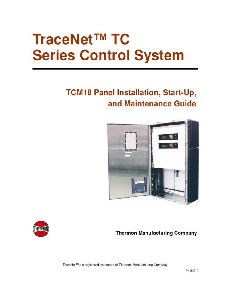 PN50312 TraceNet TC TCM18 Installation | PDF | Electrical Wiring | Relay