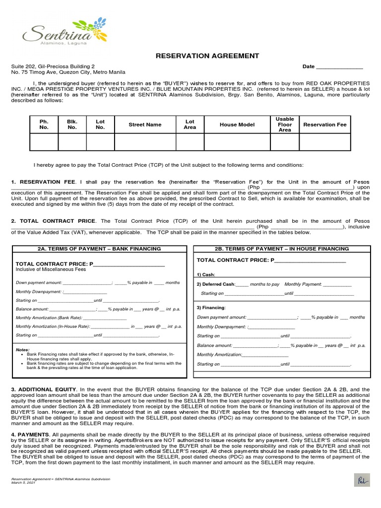 RA - Sentrina Alaminos 03052021 For Altered SDP - Final | PDF | Banks | Loans