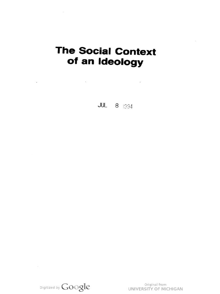Madhav S. Gore - The Social Context of An Ideology - Ambedkar's ...