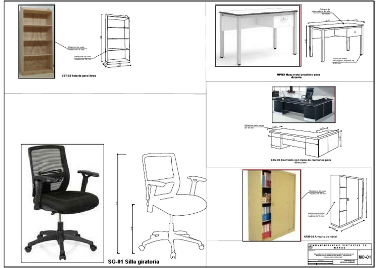 Plano de Mobiliario | PDF | Sectores Economicos | Ingeniería de Edificación
