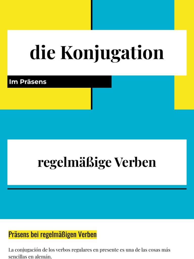 Die Konjugation | PDF