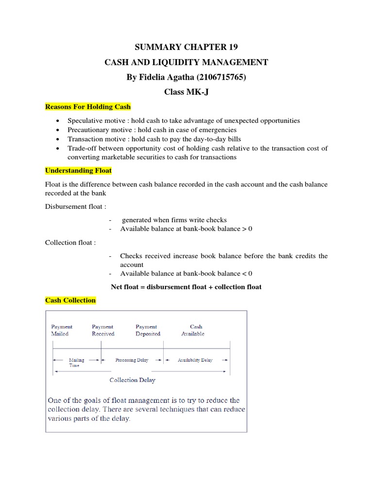 Summary Chapter 19 | PDF