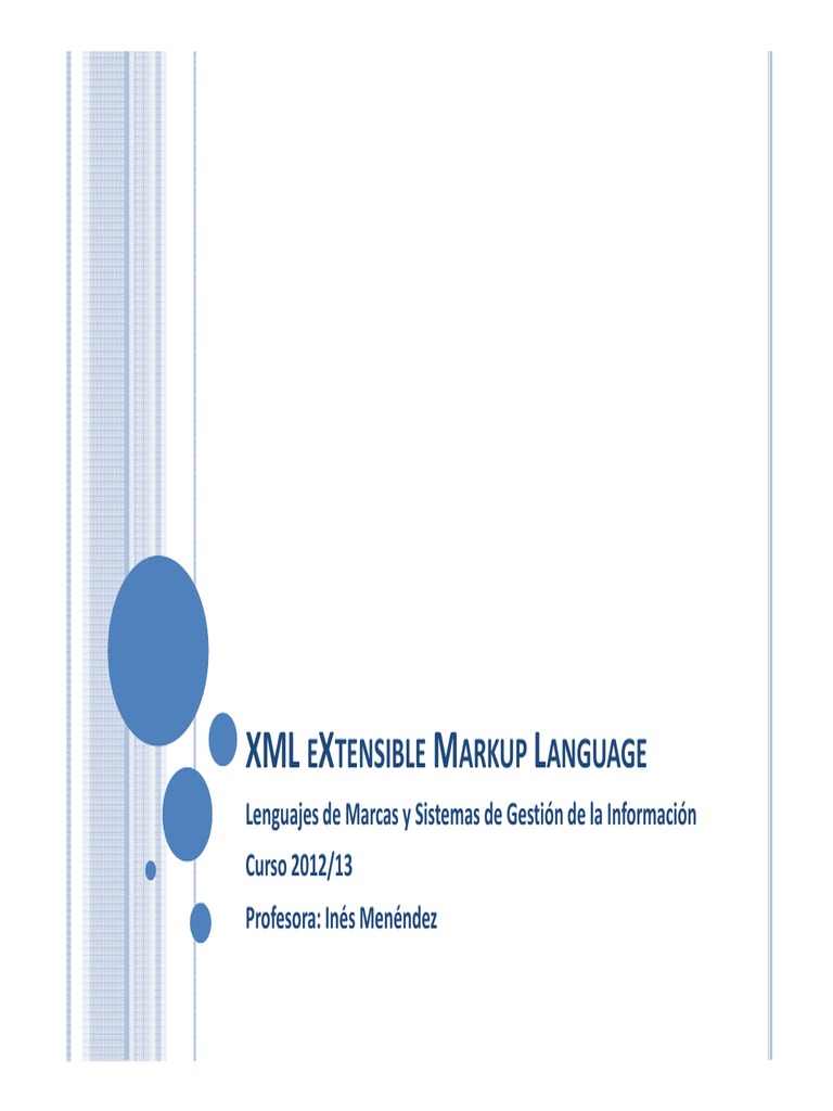 PDF 3 | PDF | Xml | Lenguaje de marcado
