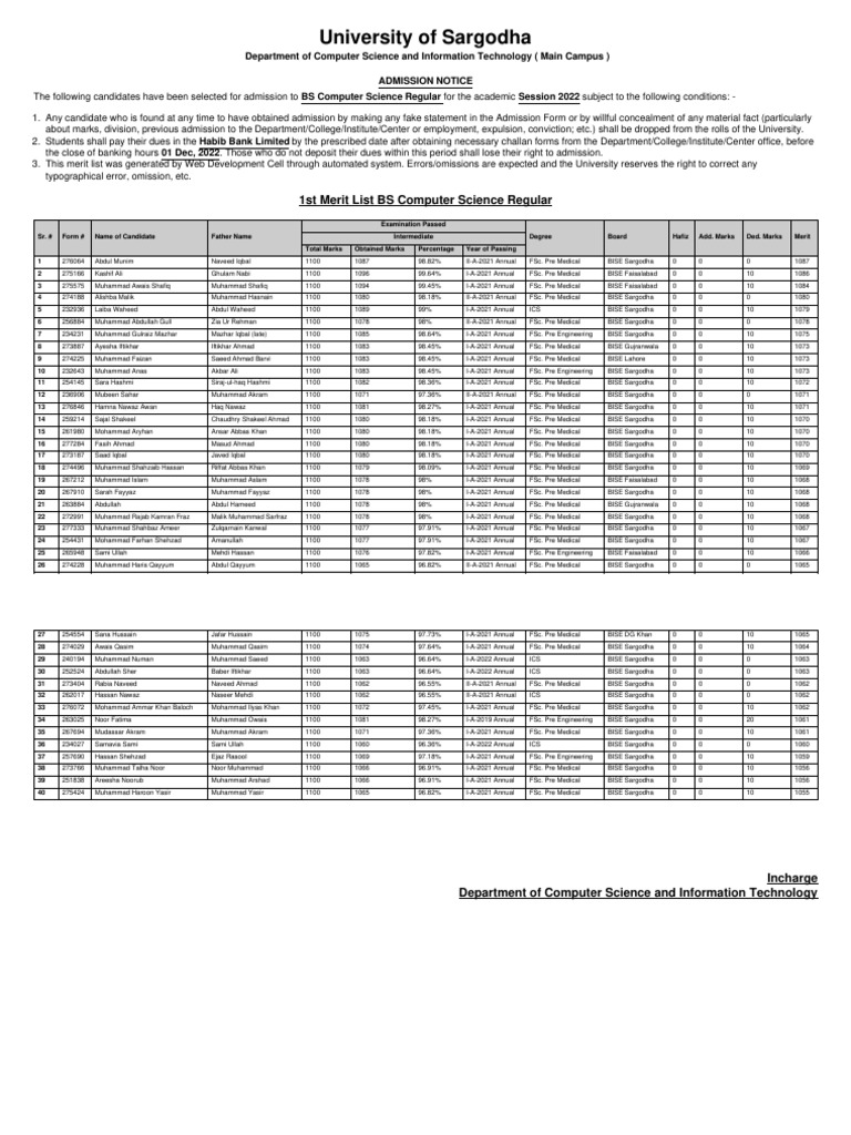6 105 BS Computer Science 1st 1 | PDF