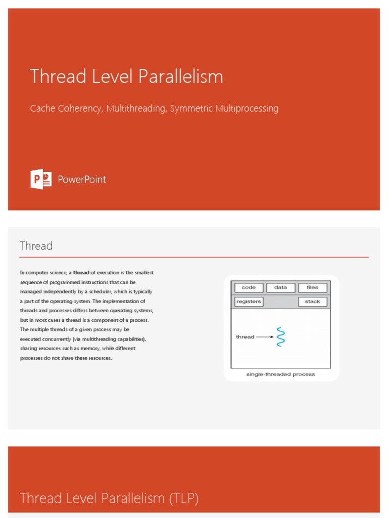 Thread Level Parallelism Pdf Thread Computing Central Processing Unit 5584