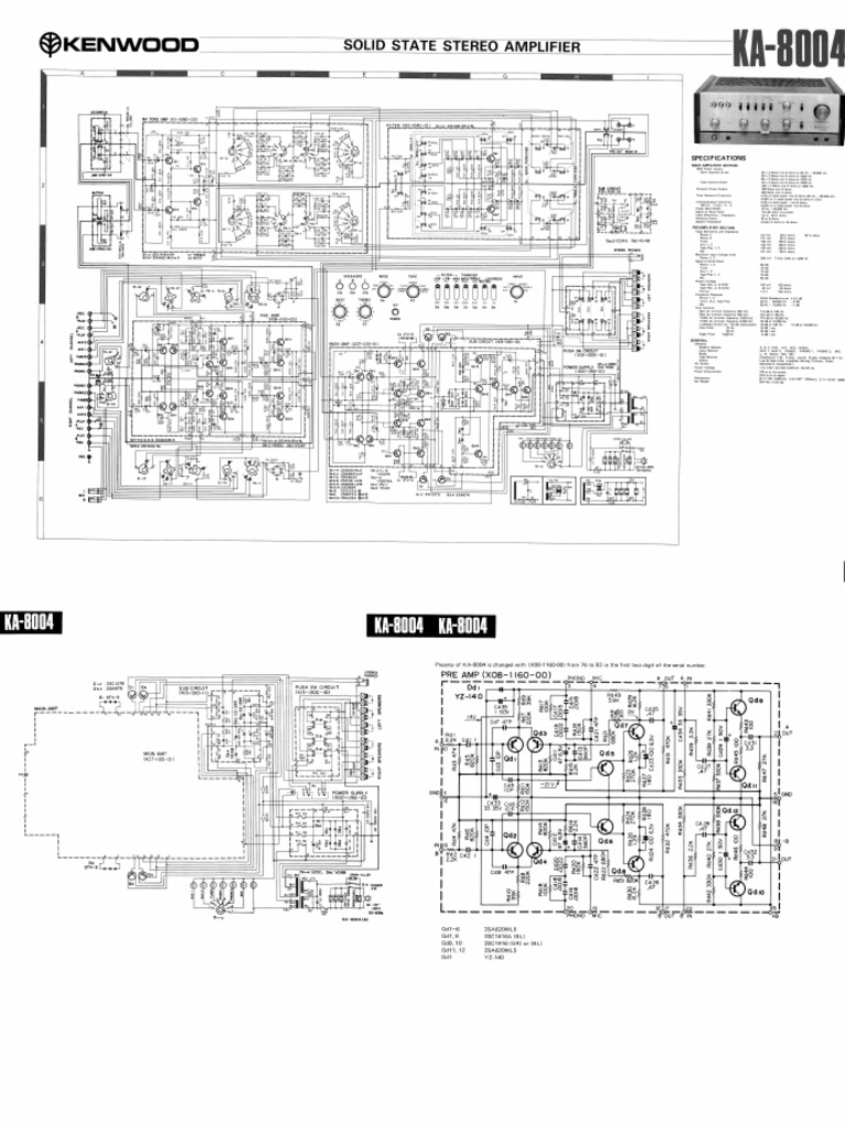 Kenwood KA 8004 Schematic | PDF